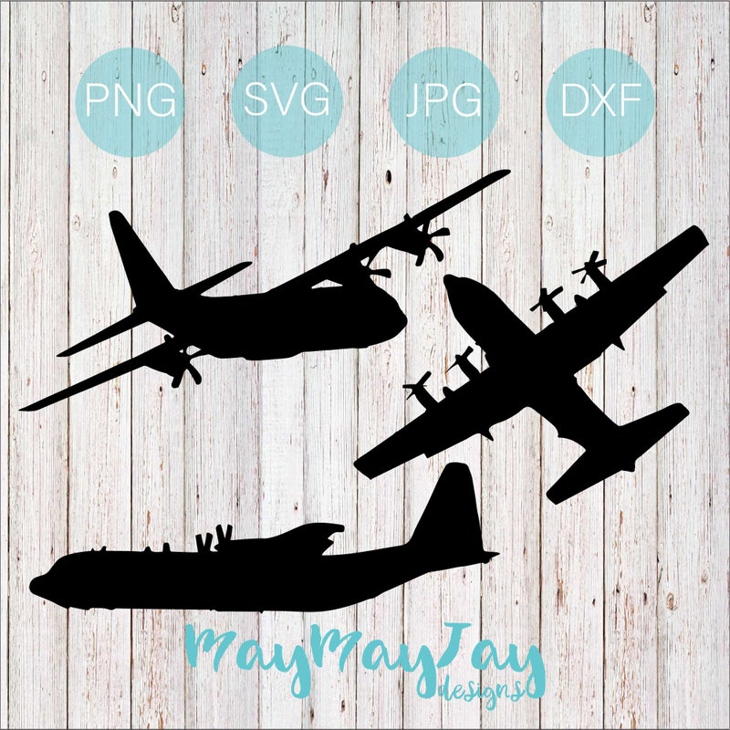C130 Silhouette - Etsy