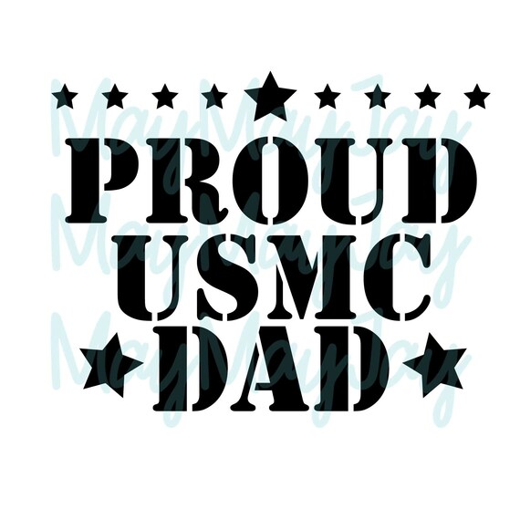 Download Marine Dad Svg for Cricut, Silhouette, Brother Scan N Cut ...