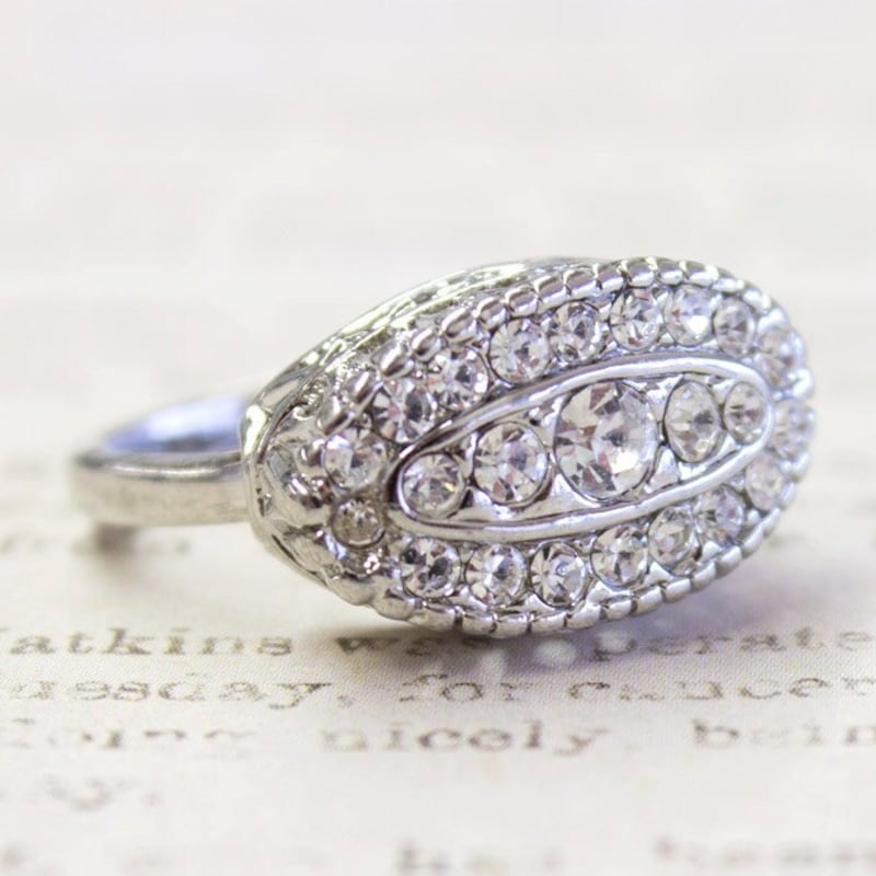 Estate Pave Rings - Etsy