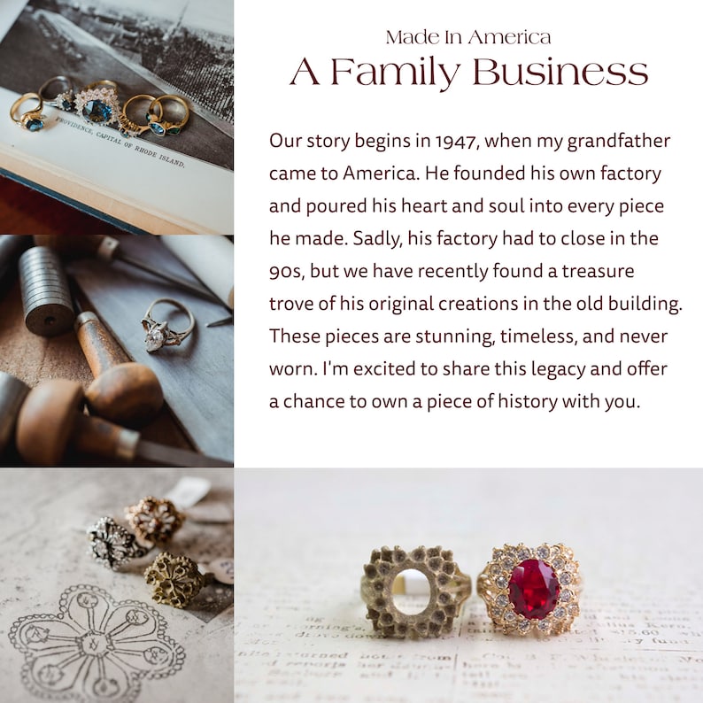 Vintage Women's Antique Cocktail Ring Ruby Austrian Crystal 18k Gold ...