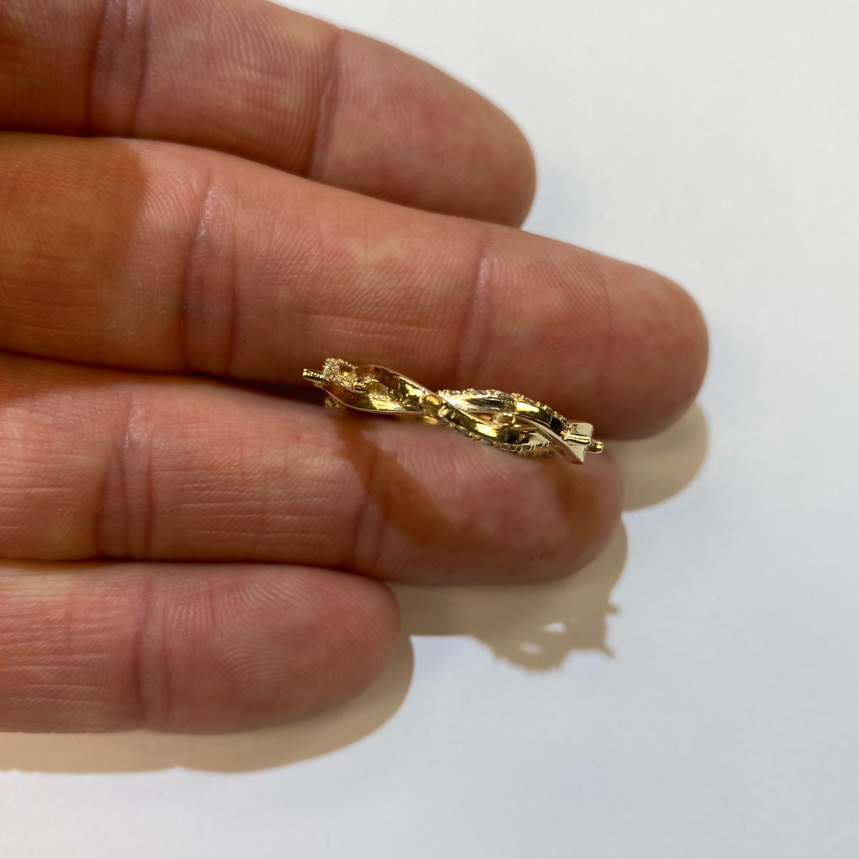 Crown of Thorns Pendant in 14k Gold | Etsy