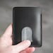 Leather Vertical Slim Wallet - Black - Etsy