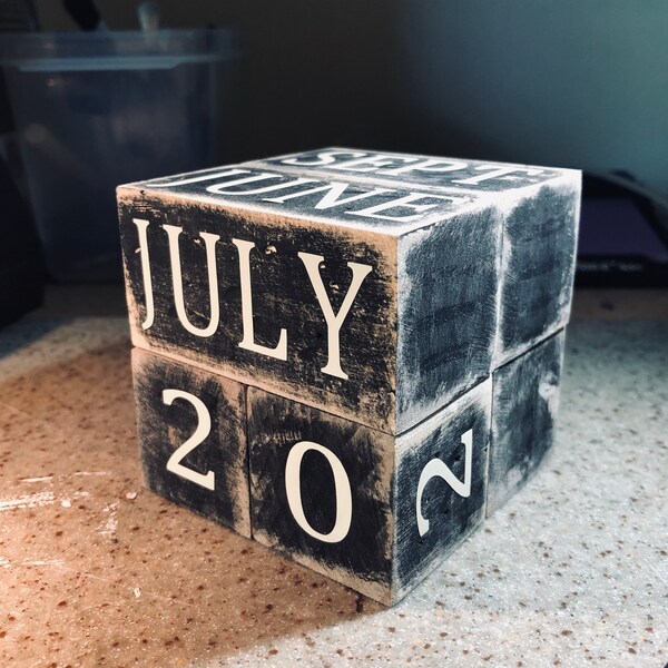 Wooden Calendar - Etsy