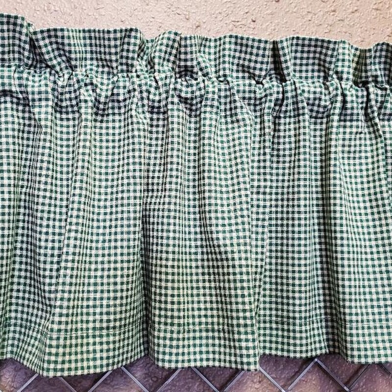 Gingham Valance - Etsy