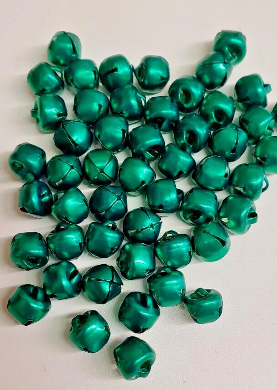 50 Small Green Jingle Bells 8mm Craft Bells for DIY Christmas - Etsy