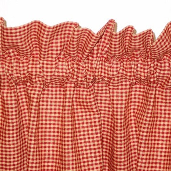 Gingham Valance - Etsy