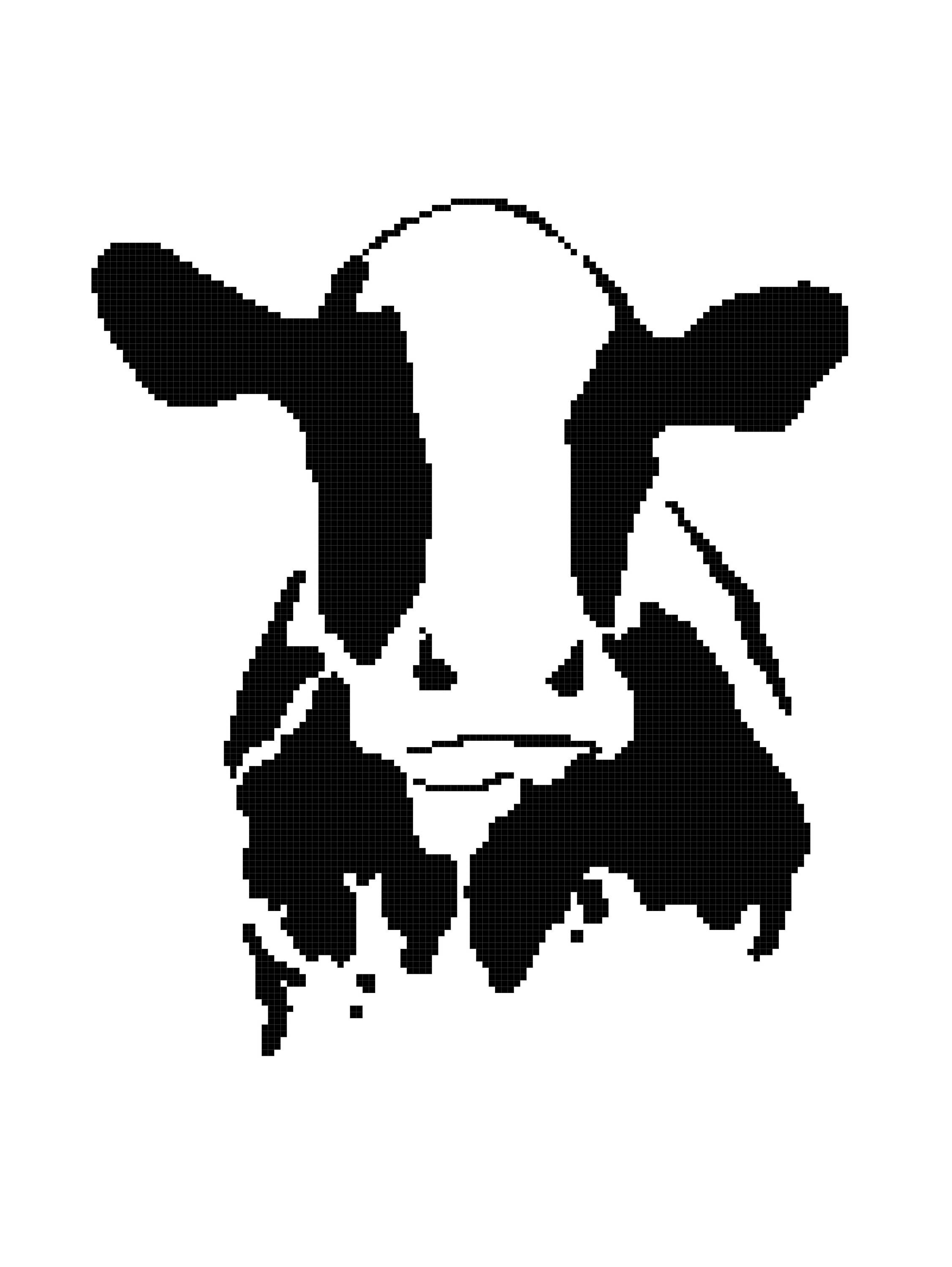 COW Graph Blanket Pattern - Etsy