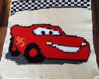 Race Car Blanket - Etsy