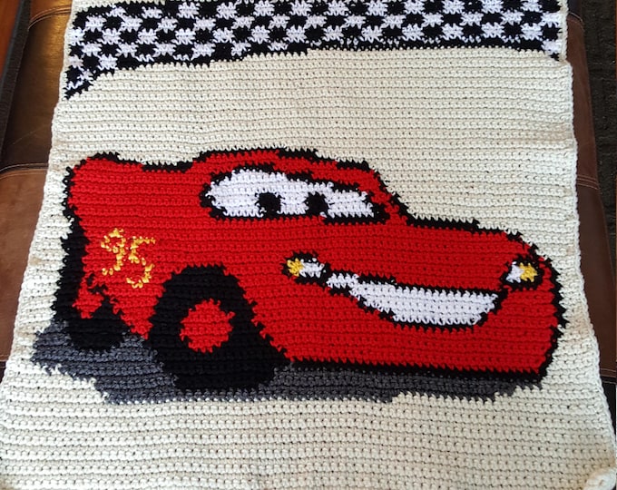 Race Car Inspired Baby Blanket Pattern. - Etsy
