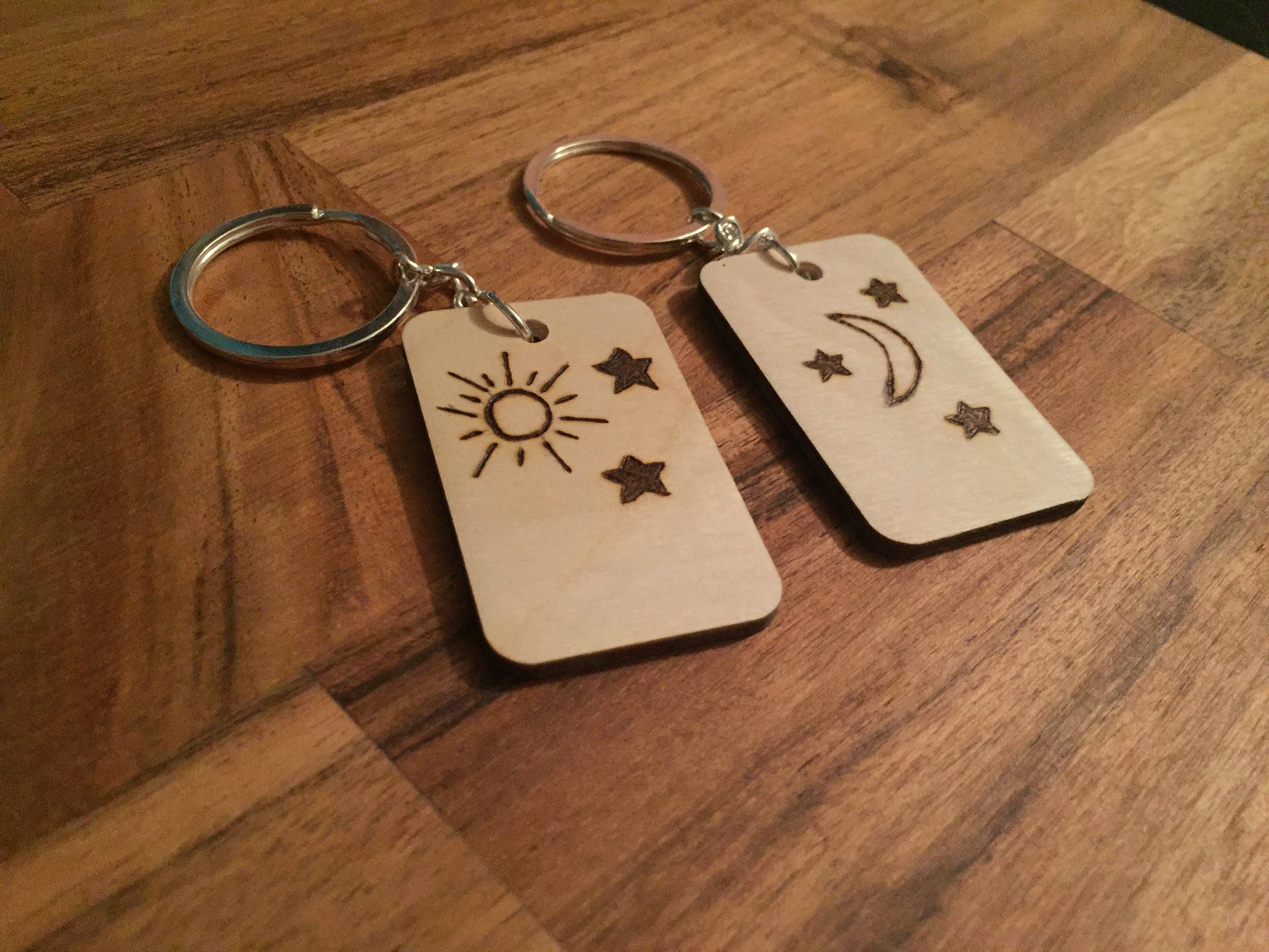 Game of Thrones Themed Keyring Set Valentines Romantic Couple Quote ...