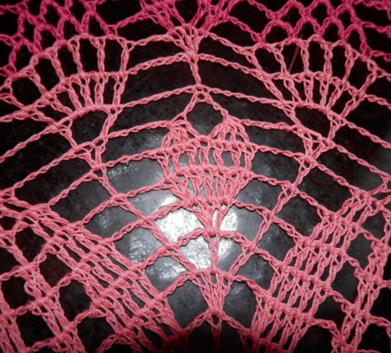 Amazing Real Handmade Doily little Hearts Round - Etsy