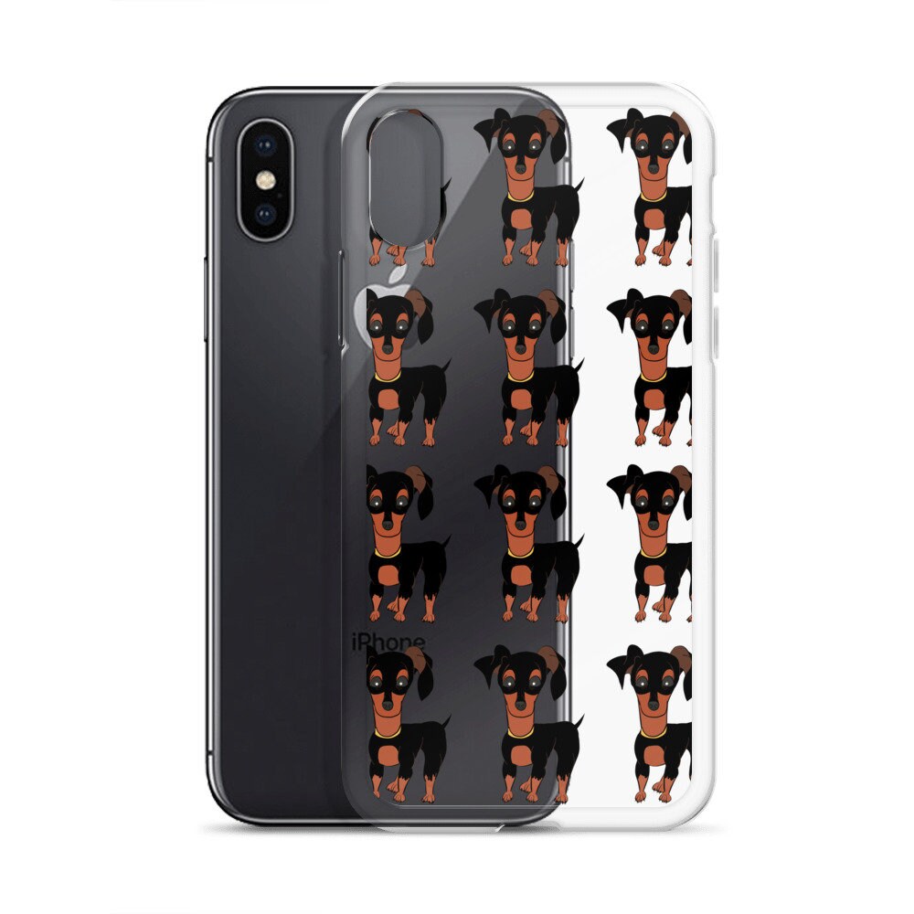 Min Pin, Miniature Pinscher Dog, Puppy Collage iPhone Case - Etsy