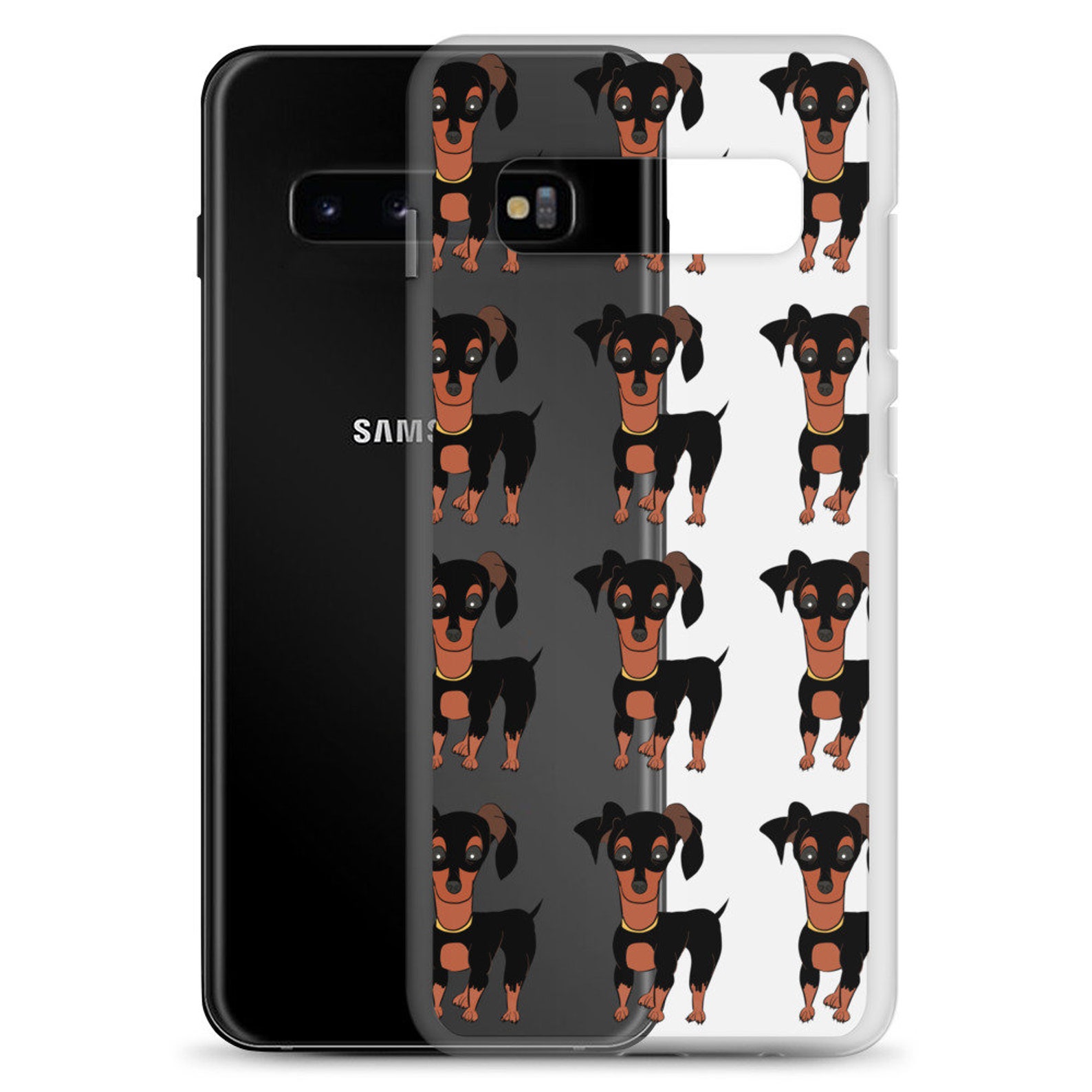 Min Pin Miniature Pinscher Dog Puppy Collage Samsung Case - Etsy