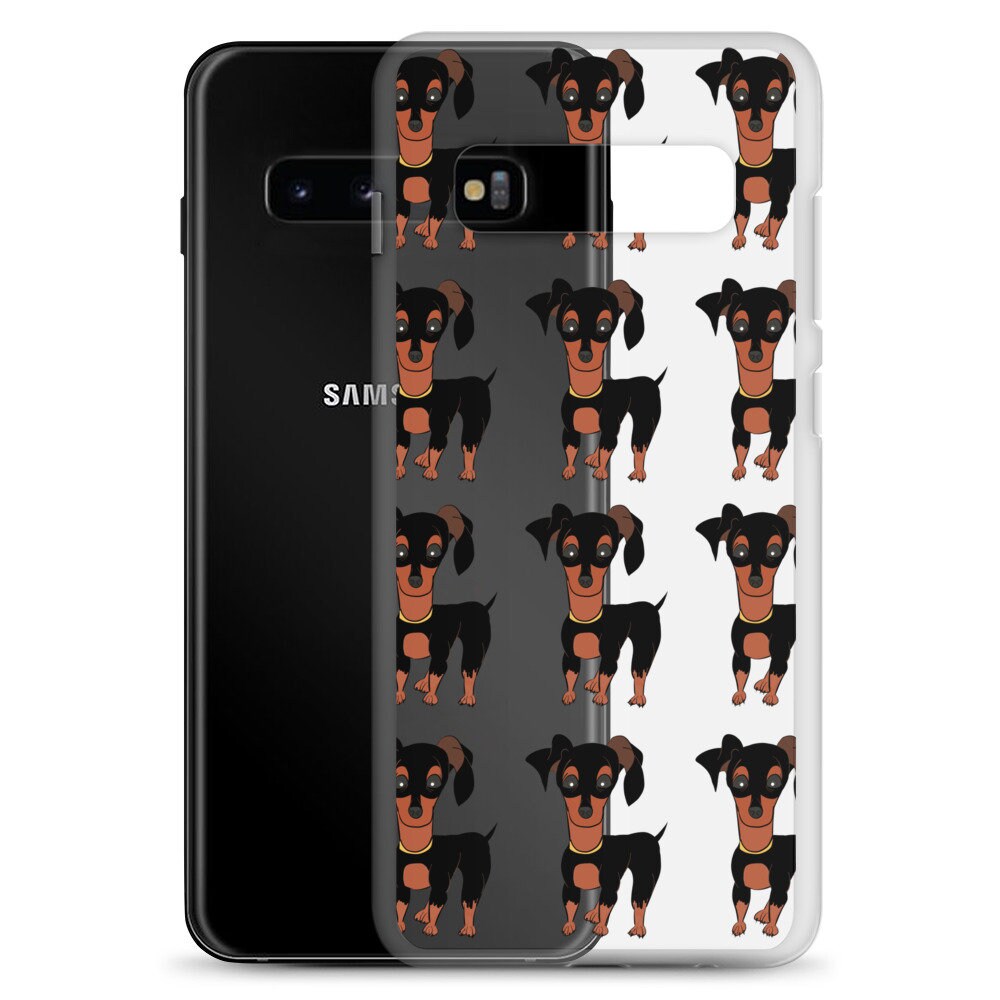 Min Pin Miniature Pinscher Dog Puppy Collage Samsung Case - Etsy