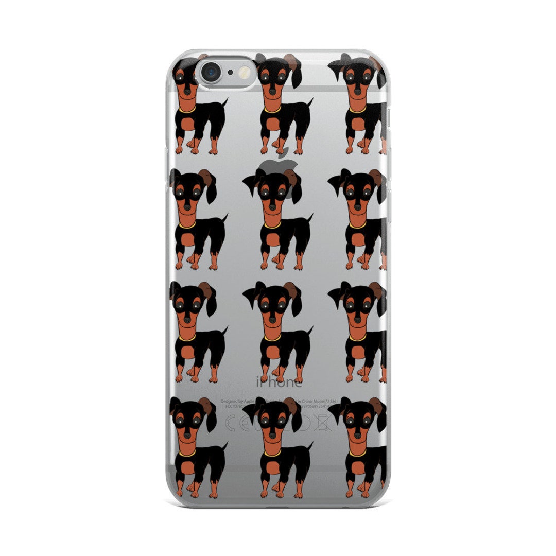Min Pin, Miniature Pinscher Dog, Puppy Collage iPhone Case - Etsy
