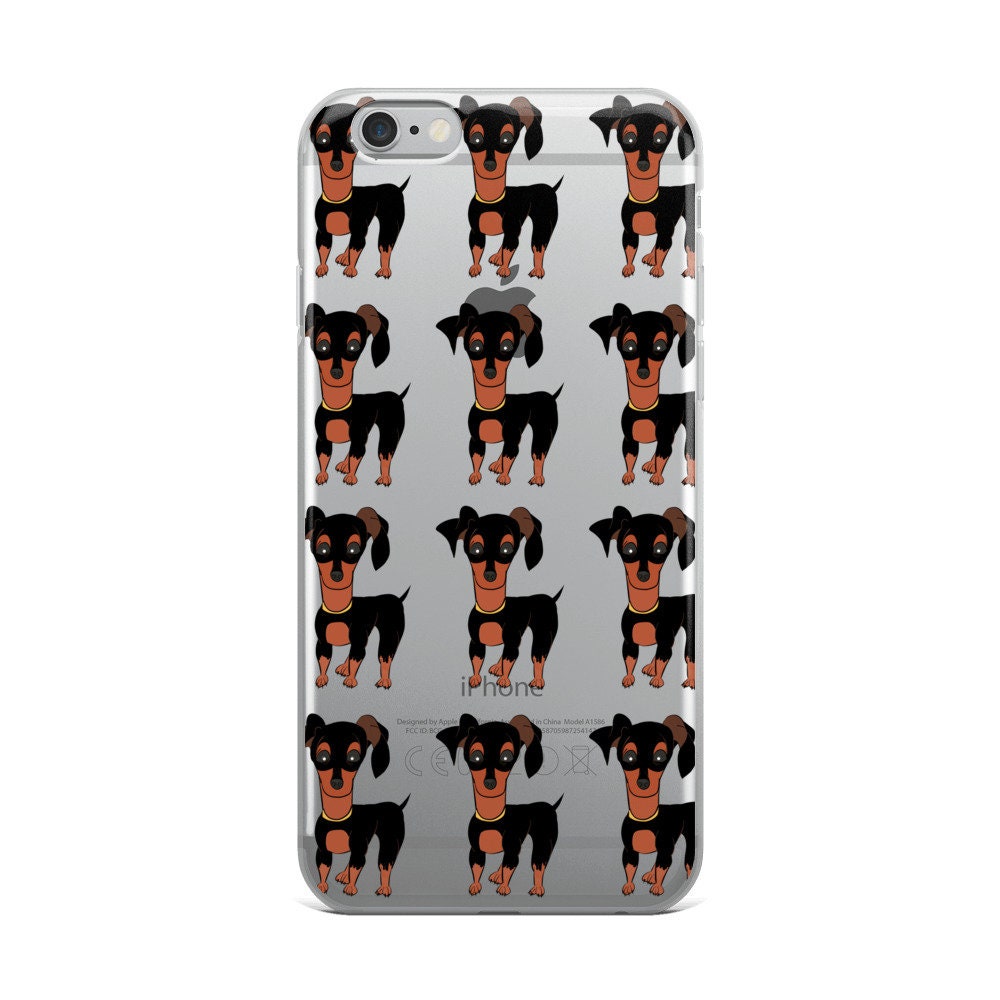 Min Pin, Miniature Pinscher Dog, Puppy Collage iPhone Case - Etsy