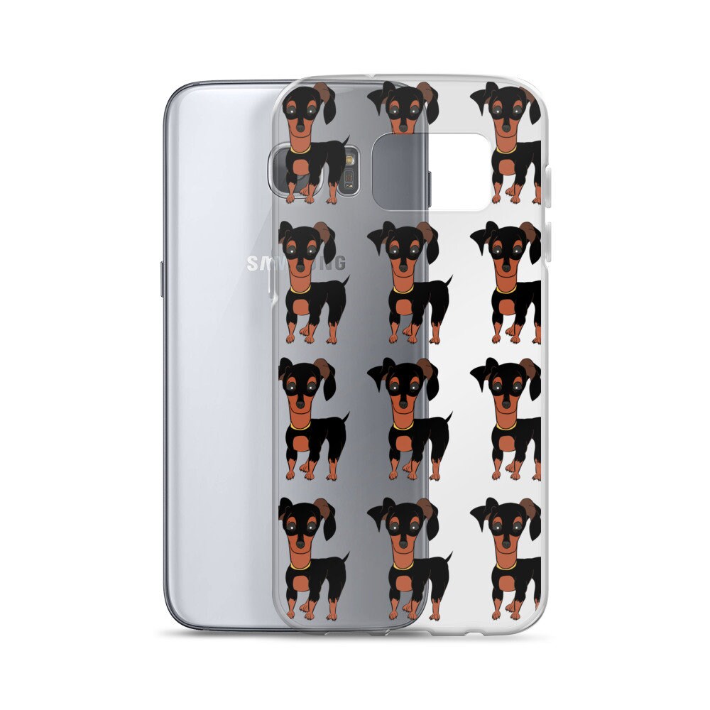 Min Pin Miniature Pinscher Dog Puppy Collage Samsung Case - Etsy