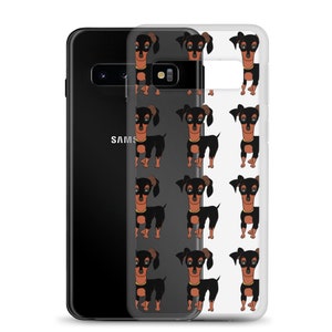 Min Pin, Miniature Pinscher Dog, Puppy Collage Samsung Case - Etsy