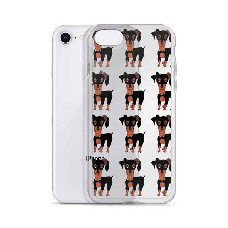 Min Pin, Miniature Pinscher Dog, Puppy Collage iPhone Case - Etsy