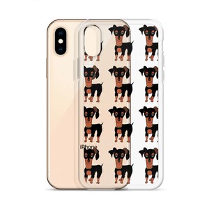 Min Pin, Miniature Pinscher Dog, Puppy Collage iPhone Case - Etsy