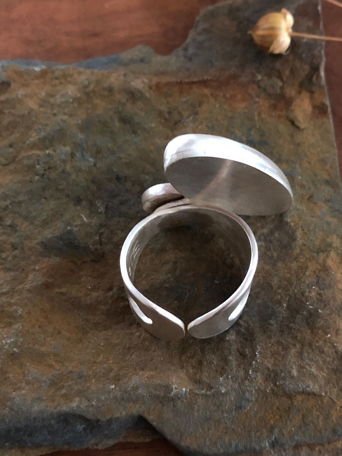 Fidget Ring, Spinner Ring, Tiger’s Eye Ring - Etsy