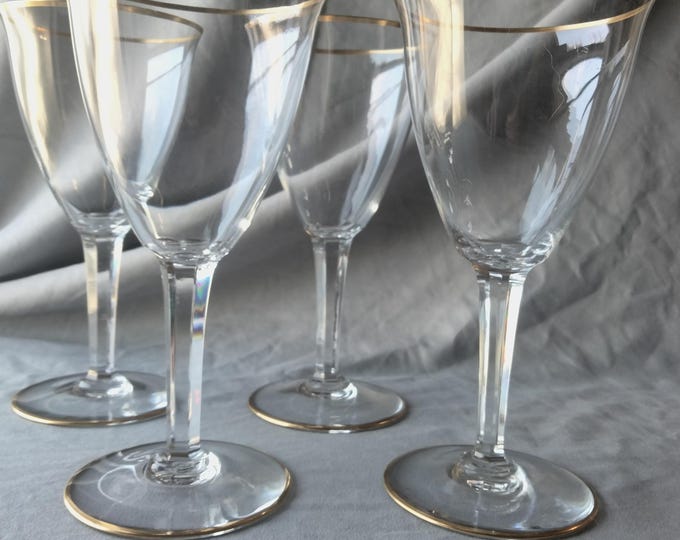 4 Baccarat Directoire Tall Water Goblets - Etsy