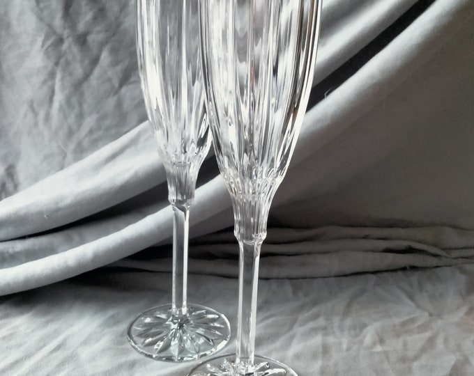 2 Gorham Sundance Gold Champagne Flutes - Etsy
