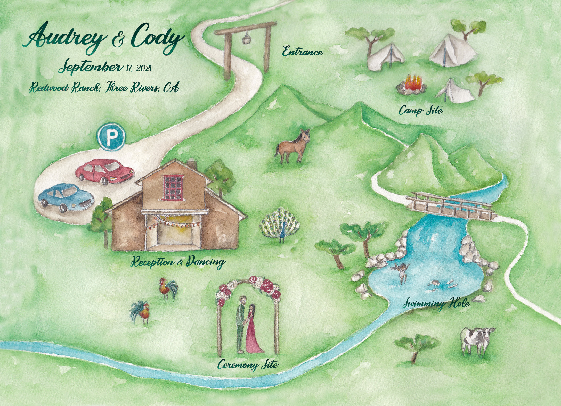 Wedding Resort Map Wedding Venue Map Custom Wedding Map - Etsy Canada