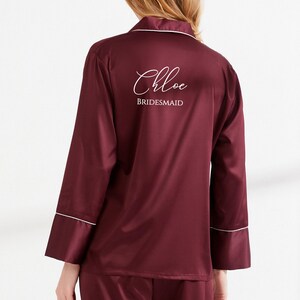 Forest Green Bridesmaid Pyjamas, Emerald Satin Pyjamas, Green ...