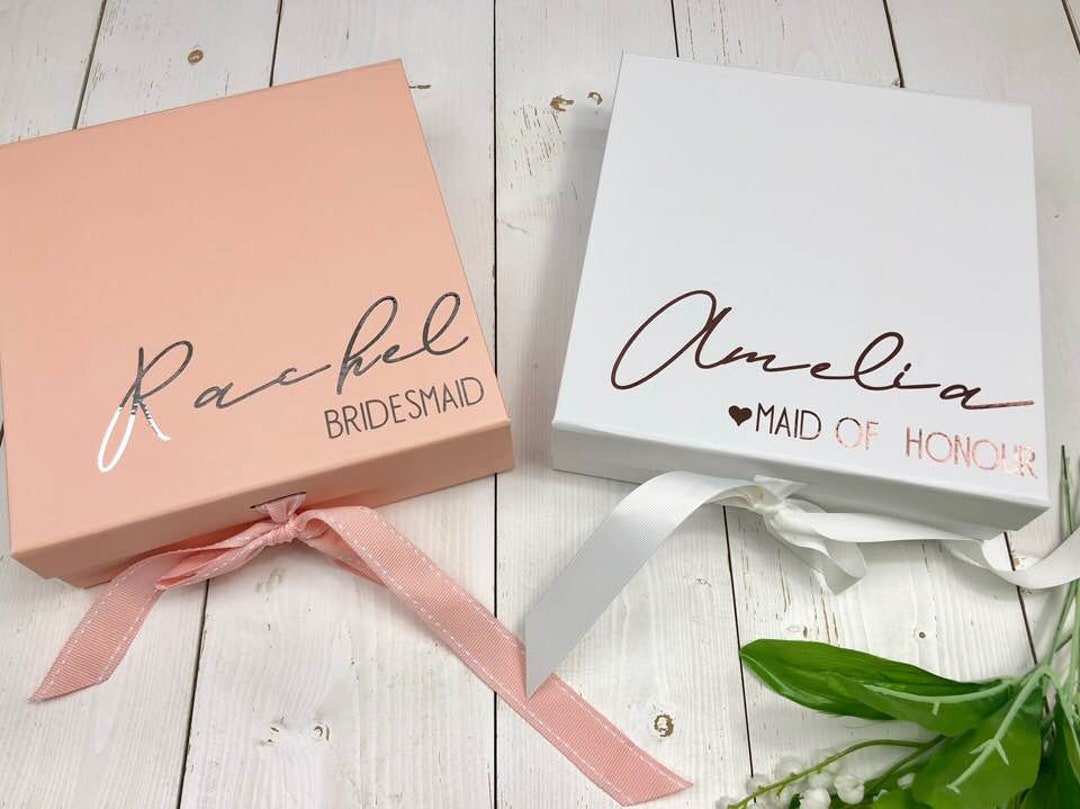Personalised Bridesmaid Proposal Box | Will You Be My Bridesmaid Gift ...