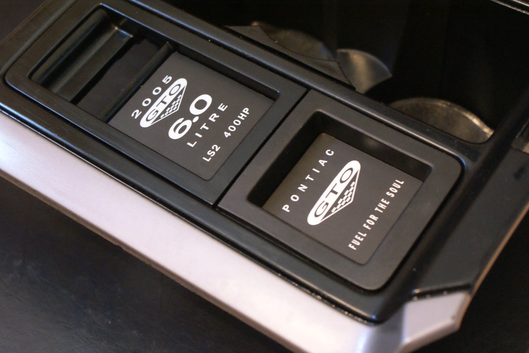 GTO Console Badges 2004 Automatic Transmission Only - Etsy