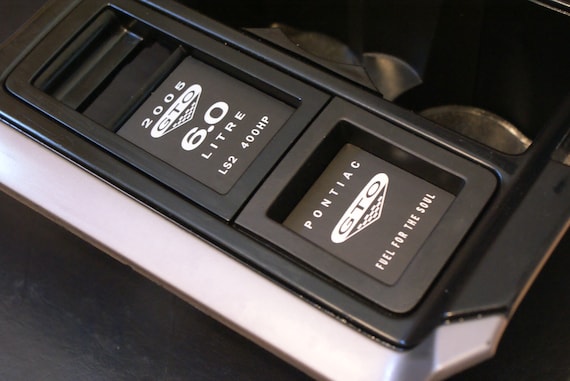 GTO Console Badges 2004 Automatic Transmission Only - Etsy