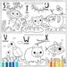 FRENCH Alphabet Coloring Book, Wild Animals Coloring, Downloadable Abc ...