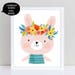 Pink Bunny Illustration Pink Bunny Art Easter Bunny Art - Etsy