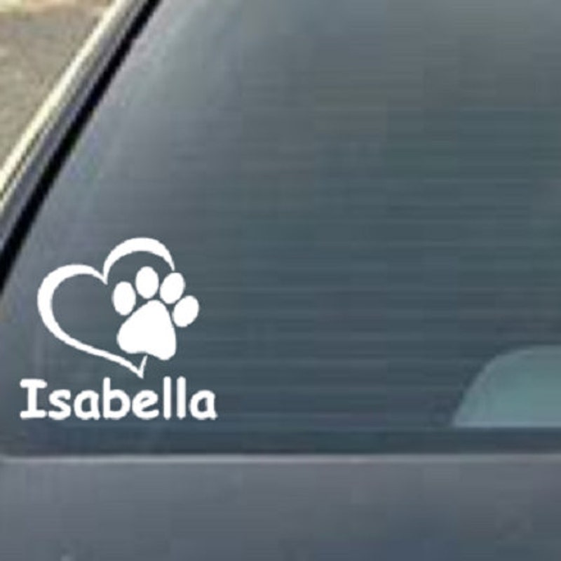 Dog Car Decals - Etsy