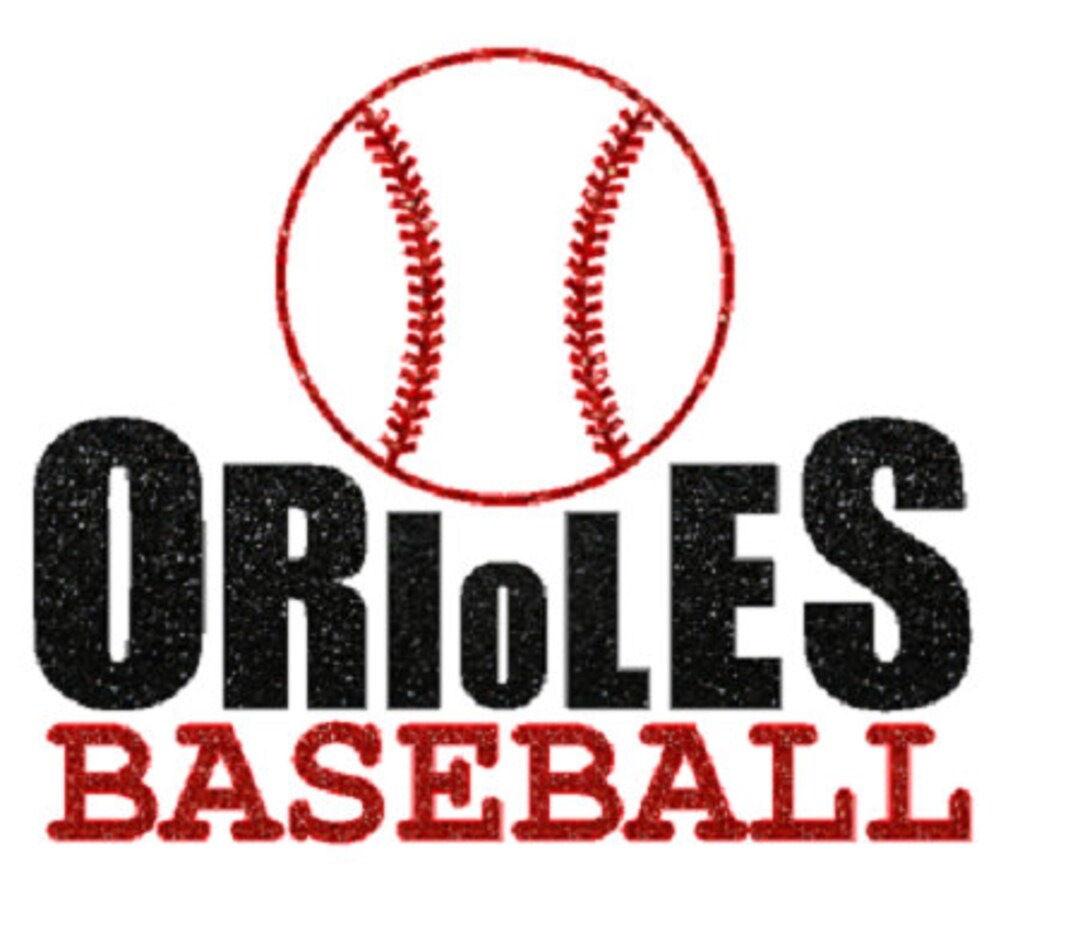 Glitter Baseball Heat Transfer, Baseball Iron On, DIY Baseball Glitter ...