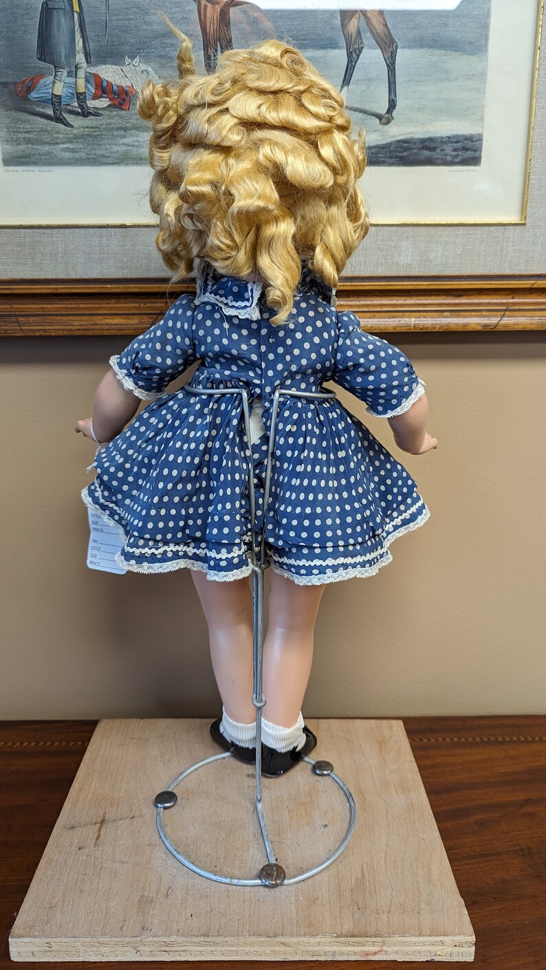 Vintage 23" Shirley Temple Doll, Face Repainted - Etsy