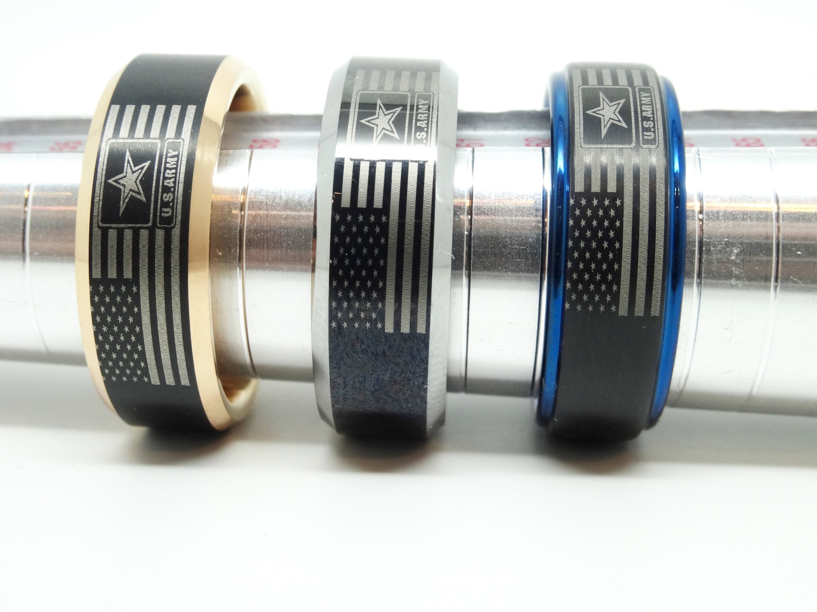 Mens Tungsten US Army / Flag Ring | Etsy