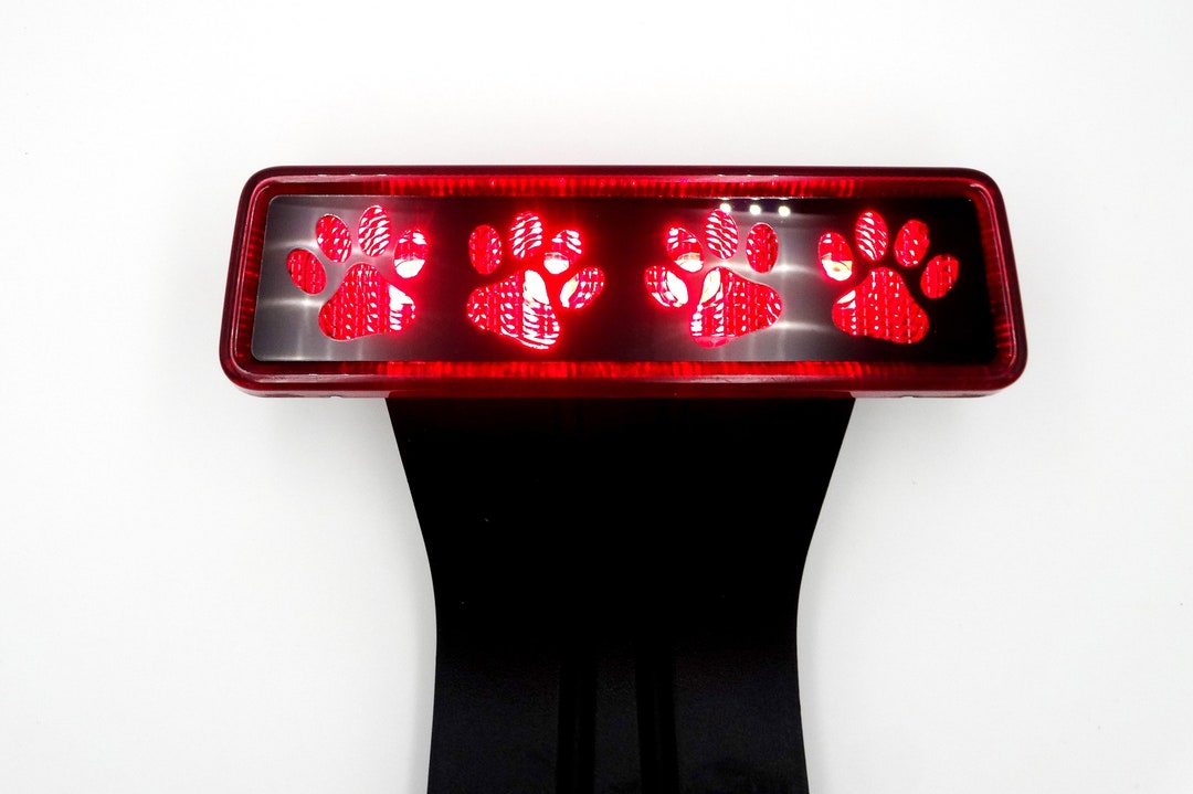 Paw Print 3rd Brake Light Cover/ Fits 07-2017 JK Wrangler Jeeps - Etsy
