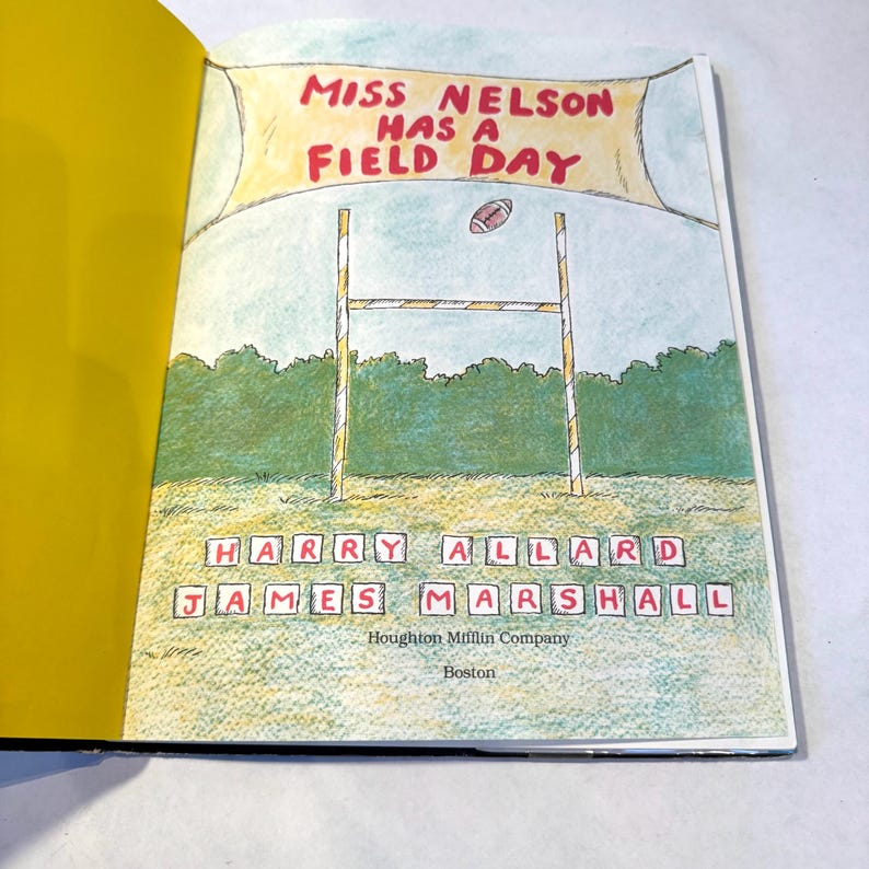 Vintage 1980s Miss Nelson Has a Field Day by Harry Allard and James ...