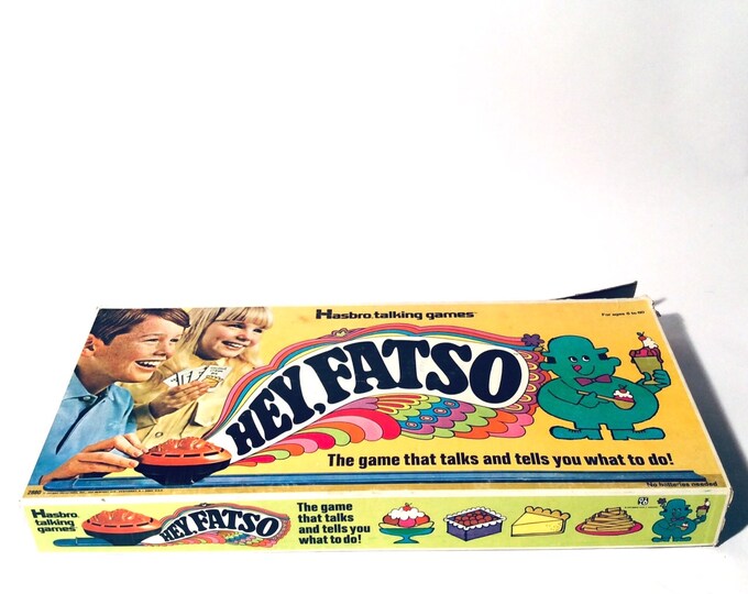 Mega Rare 1969 Vintage "hey, Fatso" Hasbro Talking Game in Original Box ...