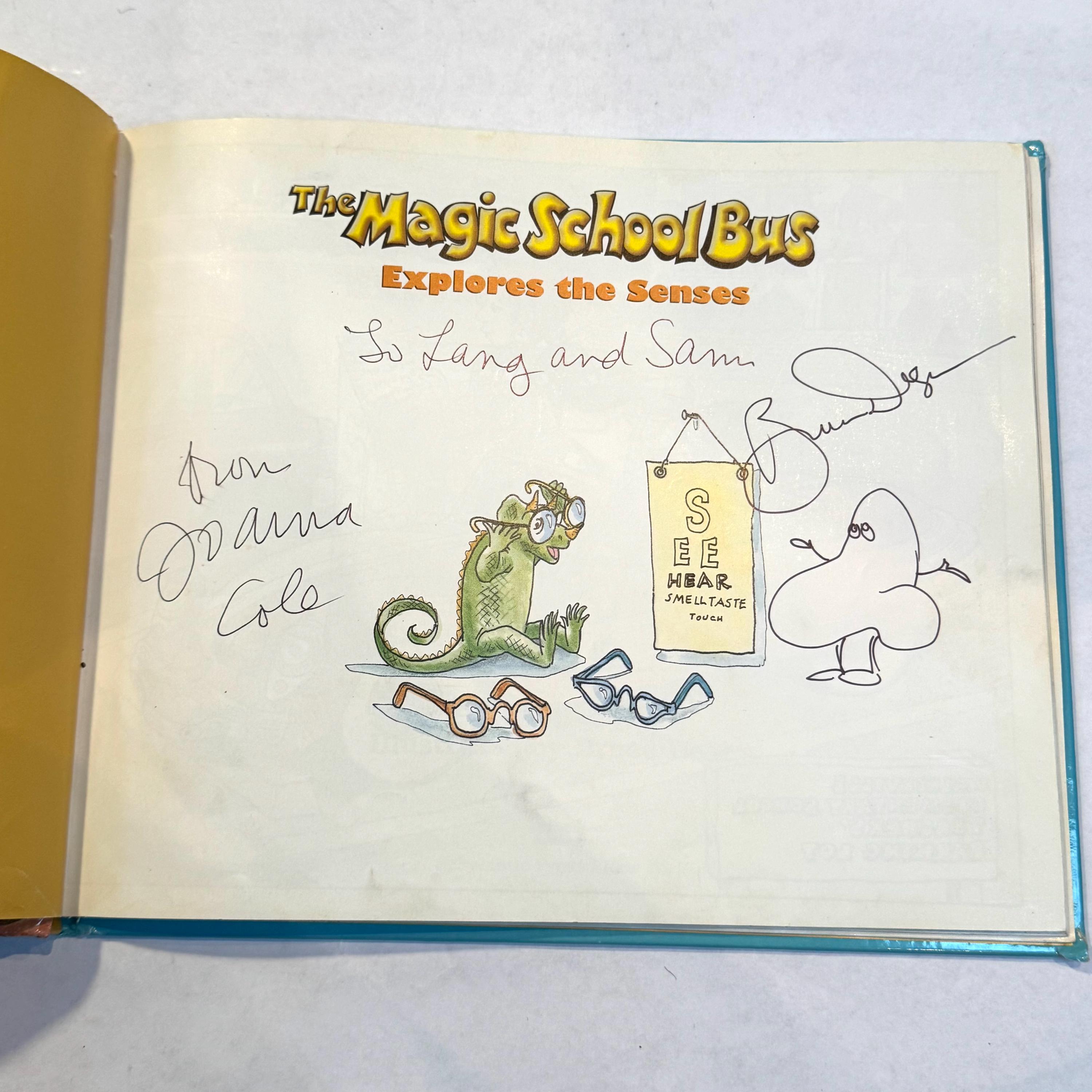Vintage 1990s DOUBLE SIGNED Magic School Bus Explores the Senses ...
