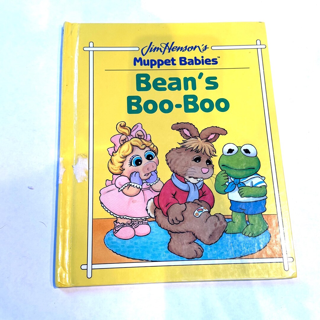 Vintage 1980s Mupper Babies Miss Piggy "bean's Boo Boo" Kids Storybook ...