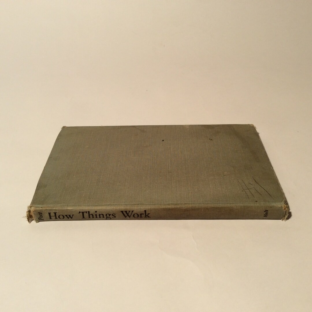 Vintage 1940s 'how Things Work' Children's Science Engineering ...