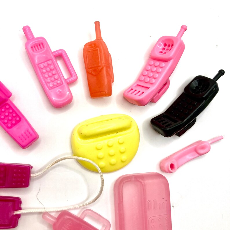 Vintage 1980s-2000s Choice of 1:6 Scale Miniature Telephones/portable ...