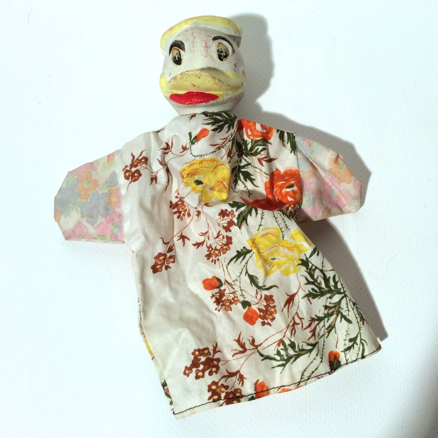 Vintage 1930s/1940s Duck Hand Puppet With Chalk Plaster - Etsy