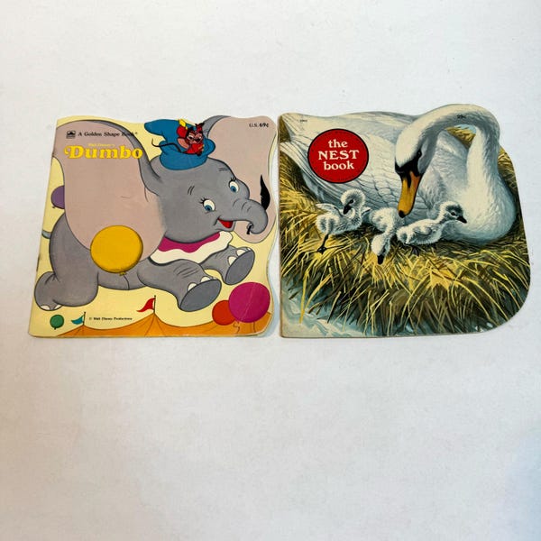 Golden Shape Books - Etsy