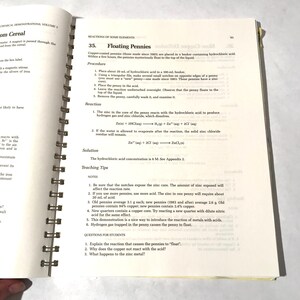 Vintage 1980s "chemical Demonstrations" Vol 2 Middle School Science ...