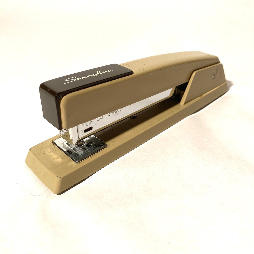 Vintage Swingline Two-toned Brown on Beige Mid Century Magic Stapler ...