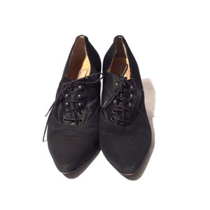 Vintage 1970s 9N Saks 5th Avenue Black Satin Victorian/goth Style ...